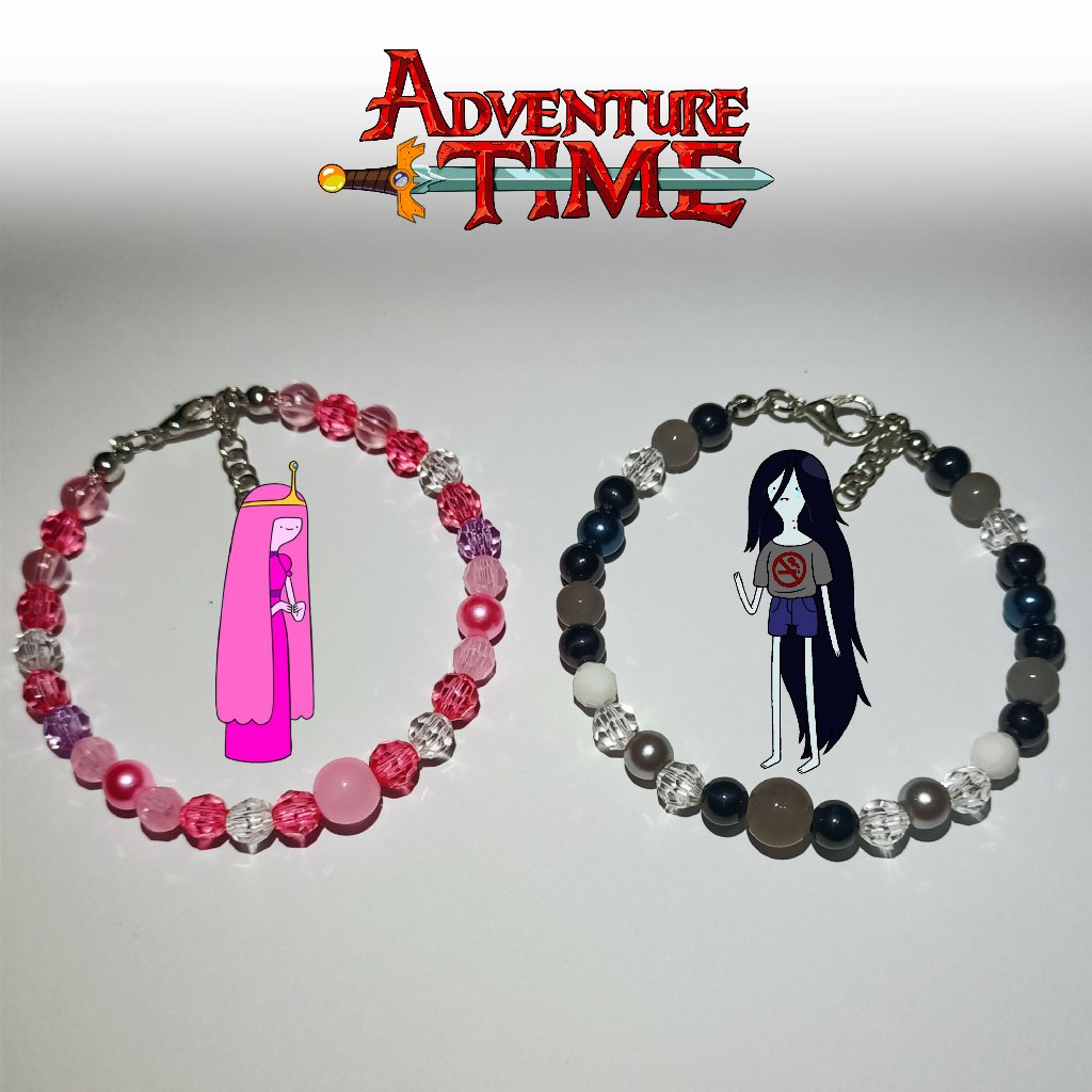 Adventure Time Inspired Bracelet, Princess Bubblegum and Marceline ...