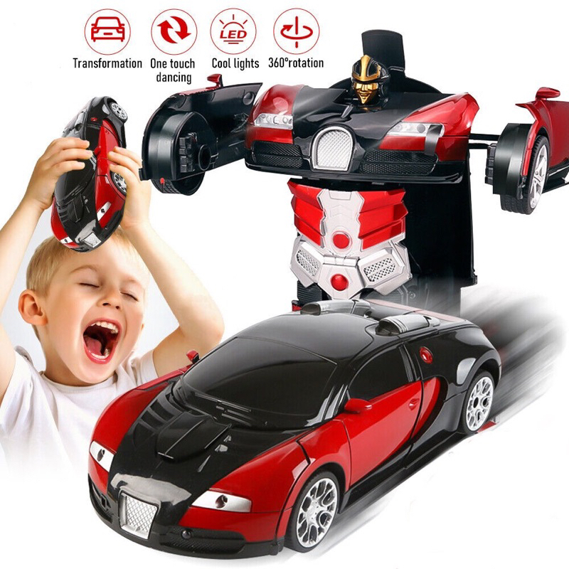 children toy car boy toy transfer car robot police car | Shopee Philippines