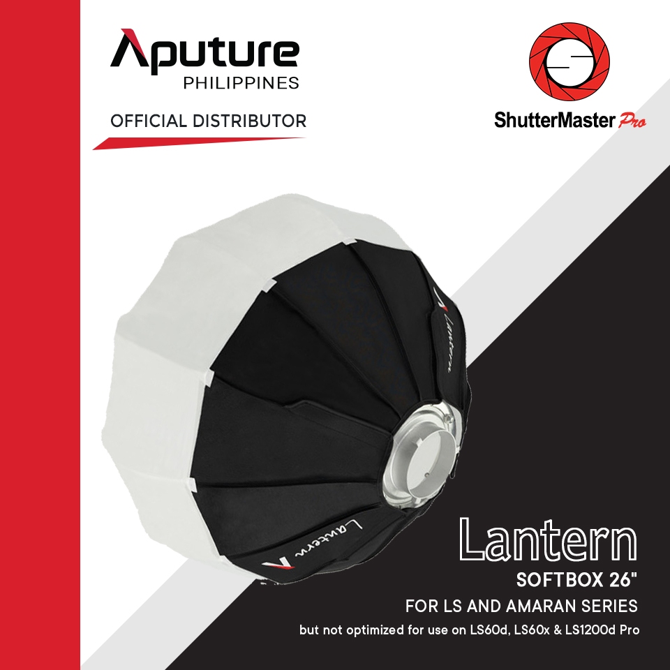 [Shuttermasterpro] Aputure Lantern Softbox (26") | Shopee Philippines