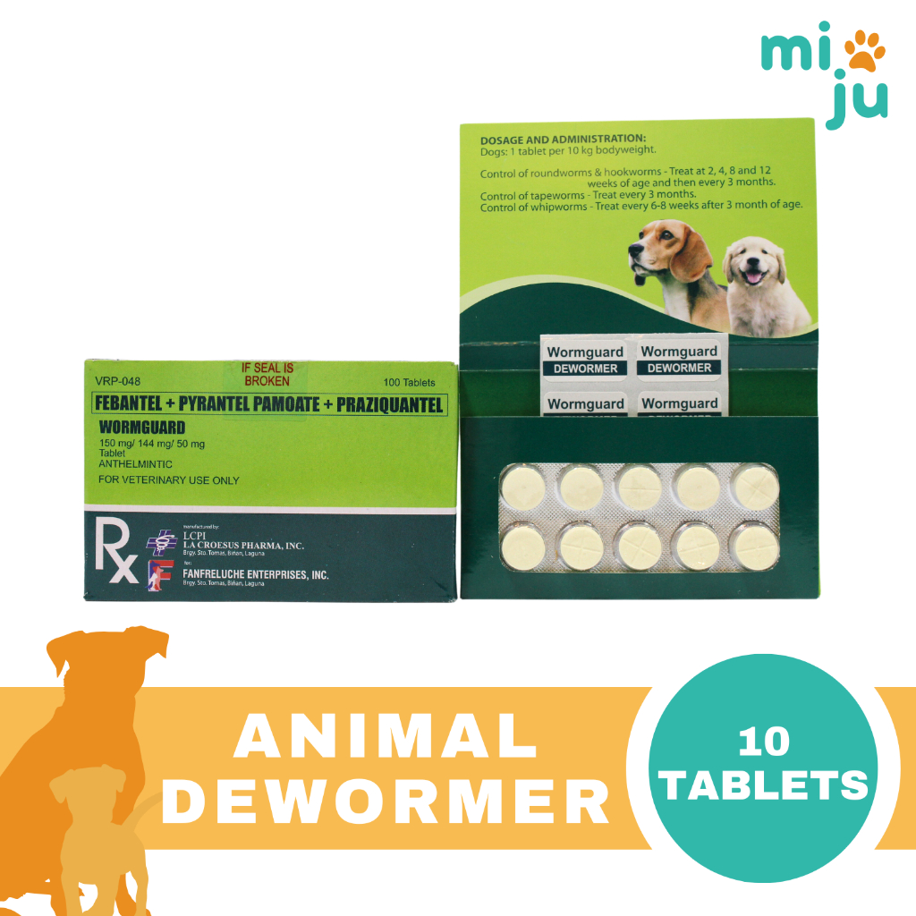 Wormguard - Dog Dewormer (10 Tablets) | Shopee Philippines