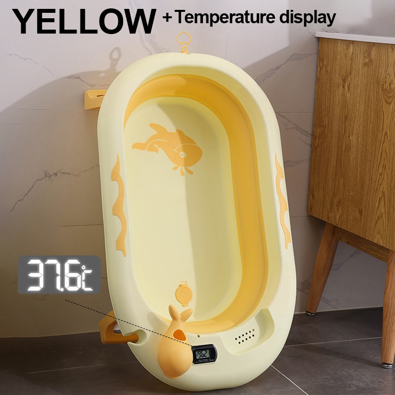 Dolphin Baby Foldable Baby Bath Tub With Net Kids Bathing Tubs Non-Slip ...