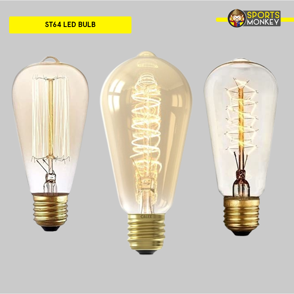 ST64 Led Bulb 300 Lumens Retro Lights 40 Watts E27 | Sportsmonkey ...