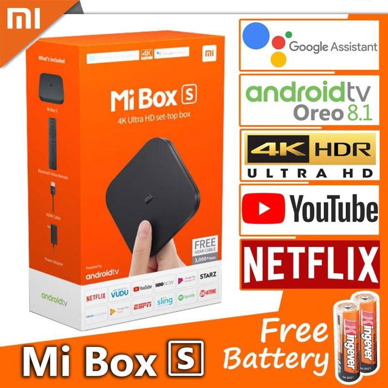Original Xiaomi MI Tv BOX S 4K Ultra HD Android TV 8.1 Set Top Box ...
