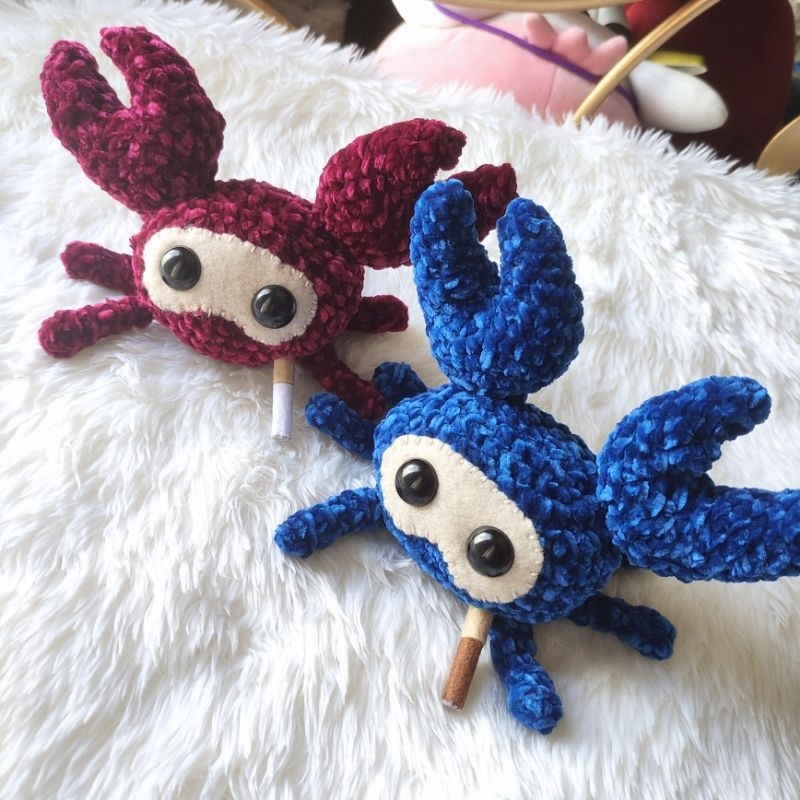 SUGARRUSHSATO Handmade Crochet Spycrab Amigurumi Plushies TF2, Team ...