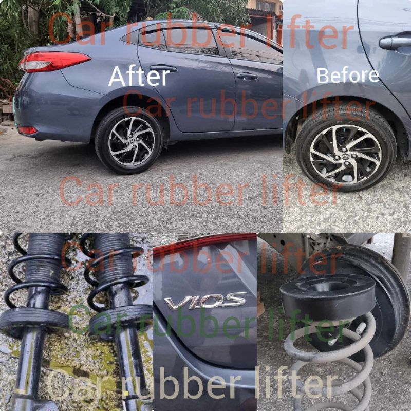 Rubber lifter for Toyota vios gen1,2,3&4 heavy duty 2pcs in 1order ...