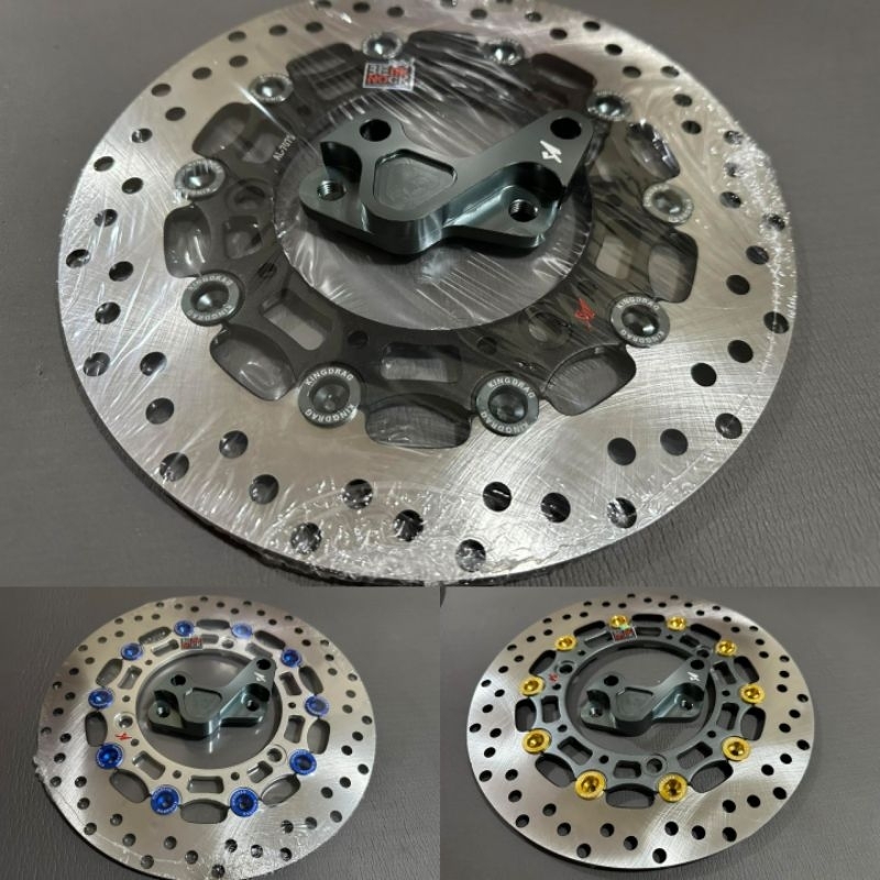 ☑️KING DRAG ROTOR DISC WITH BRACKET FOR NMAX/AEROX | Shopee Philippines