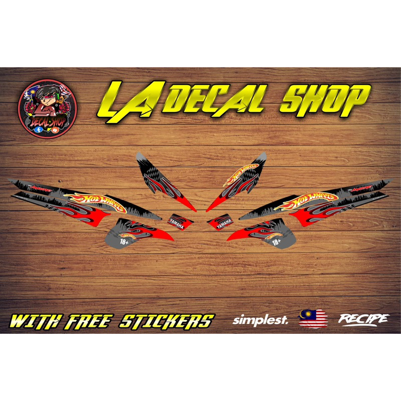 Mio Sporty/Amore hot wheels sticker decals | Shopee Philippines