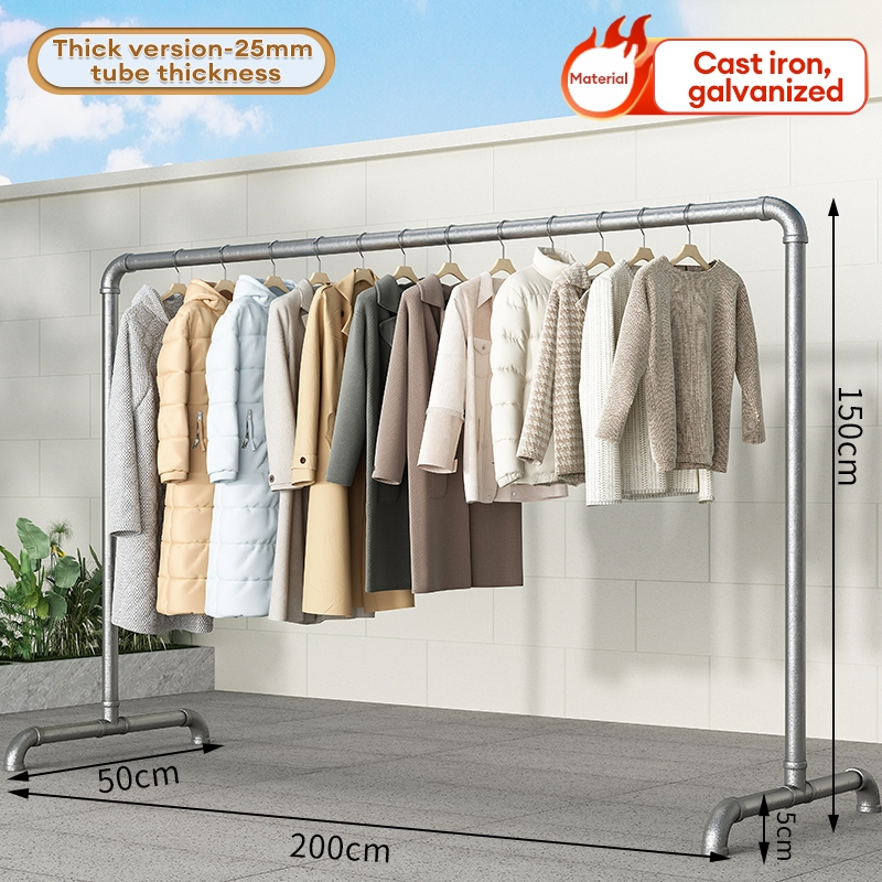 Heavy Duty Drying Rack Sampayan Carbon Steel Windproof Adjustable ...