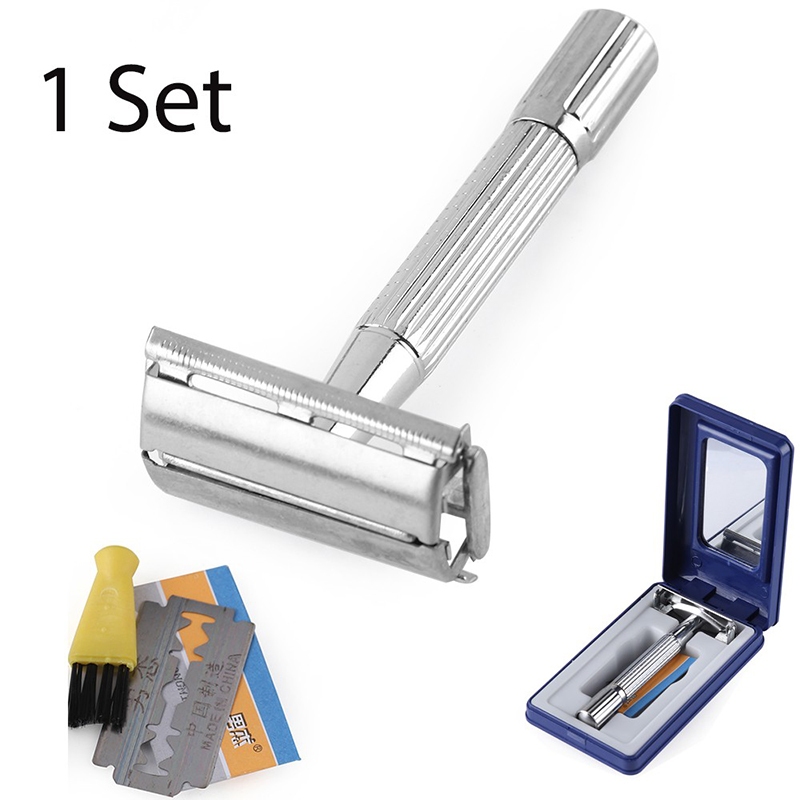 Manual Men Razor Stainless Steel Classic Safety Razor Shaver ...