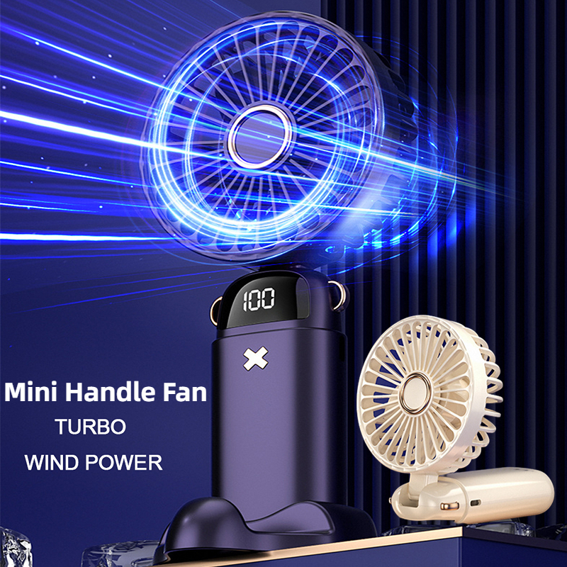 USB Mini Fan Portable Cooling Fan Handheld Fan Neck Fan Rechargeable ...