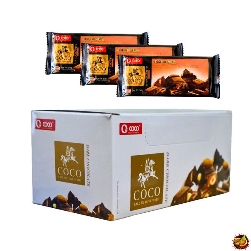 Coco Dark Chocolate 50g | Shopee Philippines