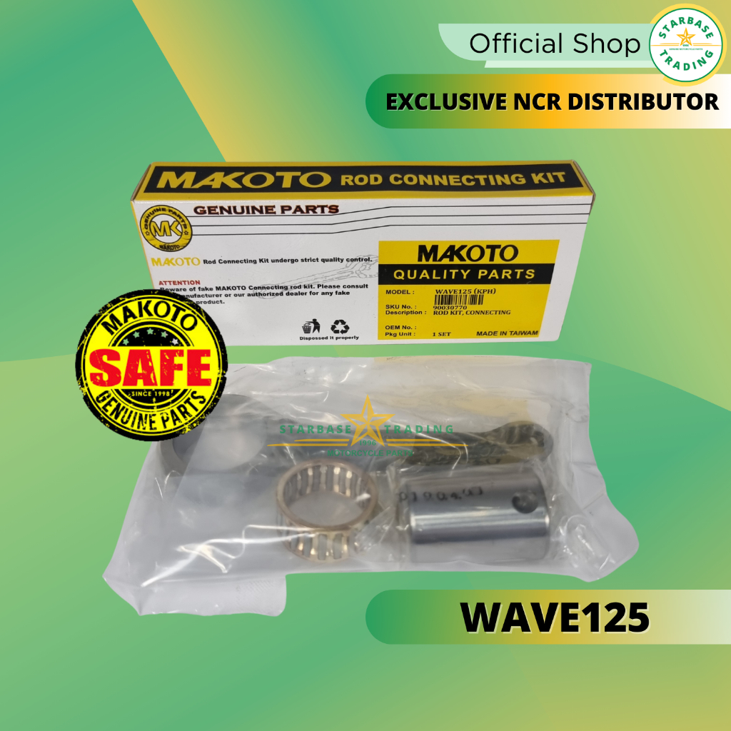 Makoto | Connecting Rod Kit | WAVE 125 (KPH) | Shopee Philippines