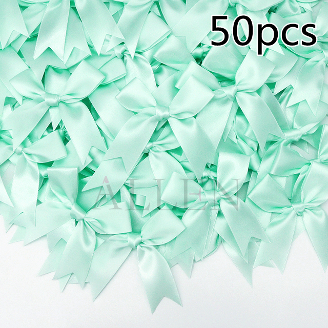 (50pcs/pack) 1'' Satin Ribbon Handmade 8.5cm Wide Swallowtail Bowknot ...