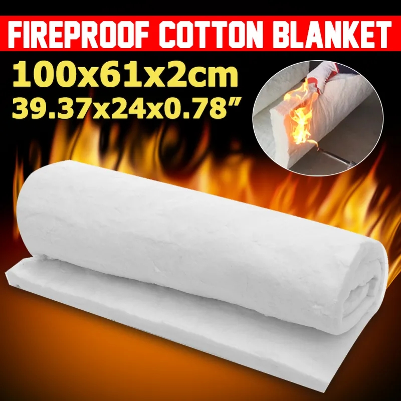 Ceramic Fibre Fire Blanket Heat Insulation fiber for Silencer, Ovens ...