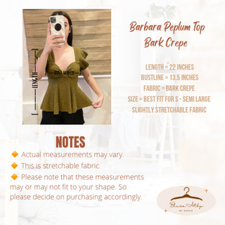 BLUSA BARBARA Sexy Ribbon Ruffles Peplum Top Daily Casual Bark Crepe ...