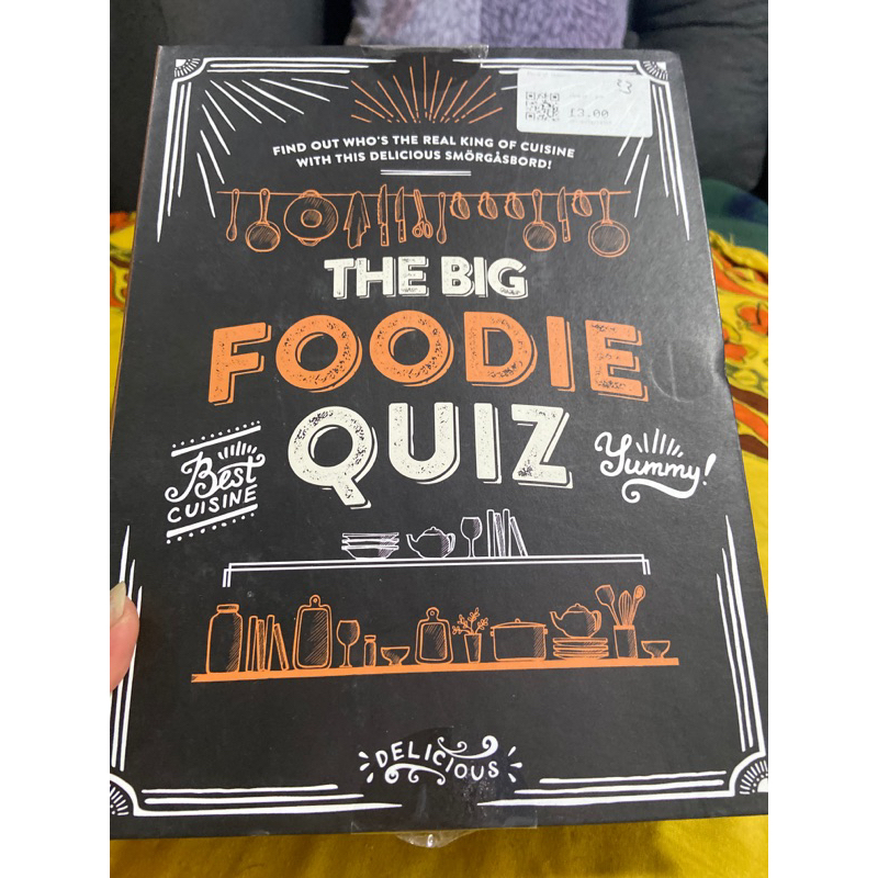 Board game for kids the foodie quiz educational game from England ...