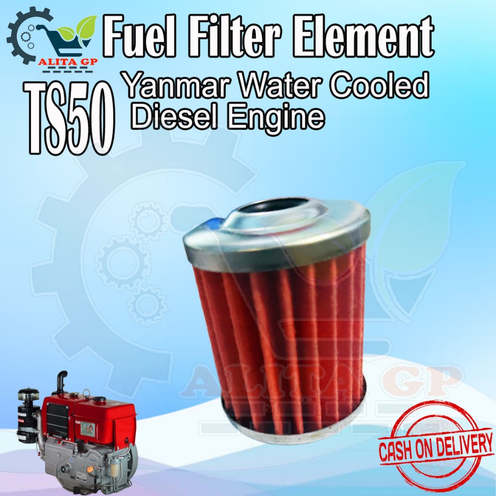 Fuel Filter Element Yanmar TS50 TS60 TS70 TS80 Water Cooled Diesel ...