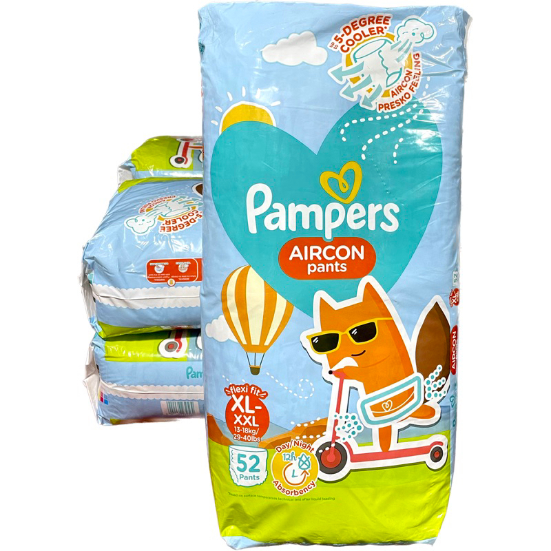 Pampers Aircon Pants XL (26’s/52’s) | Shopee Philippines