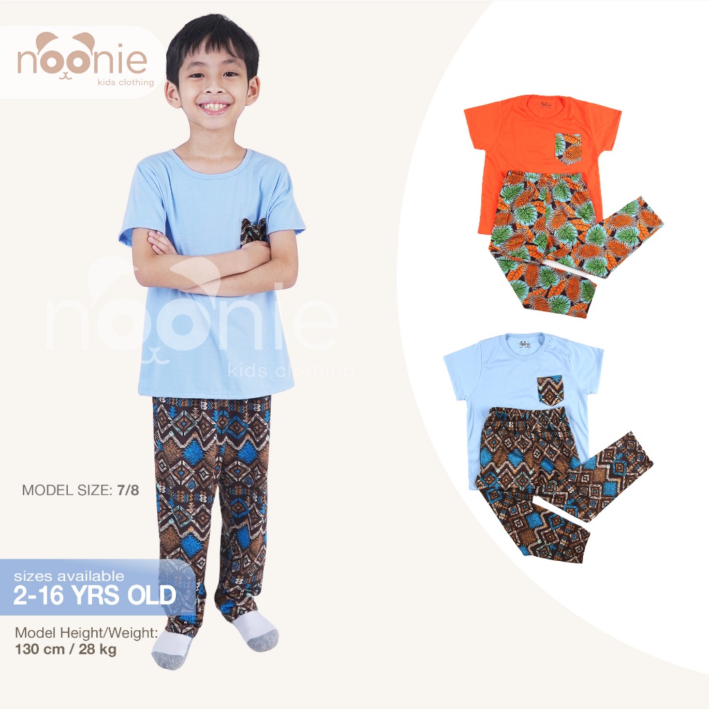 Noonie- Boys Terno (2-10Y) - Cotton T shirt & Pajama Set ( unisex ...