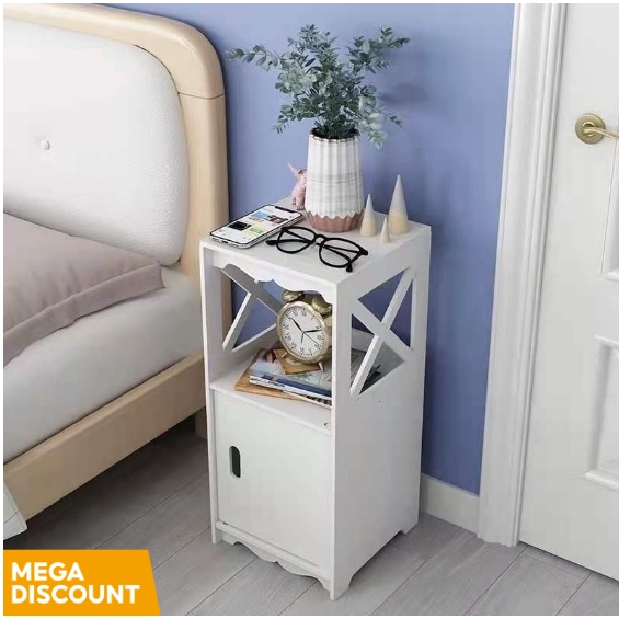 Daily home table Drawer cabinet side table dining side table | Shopee ...