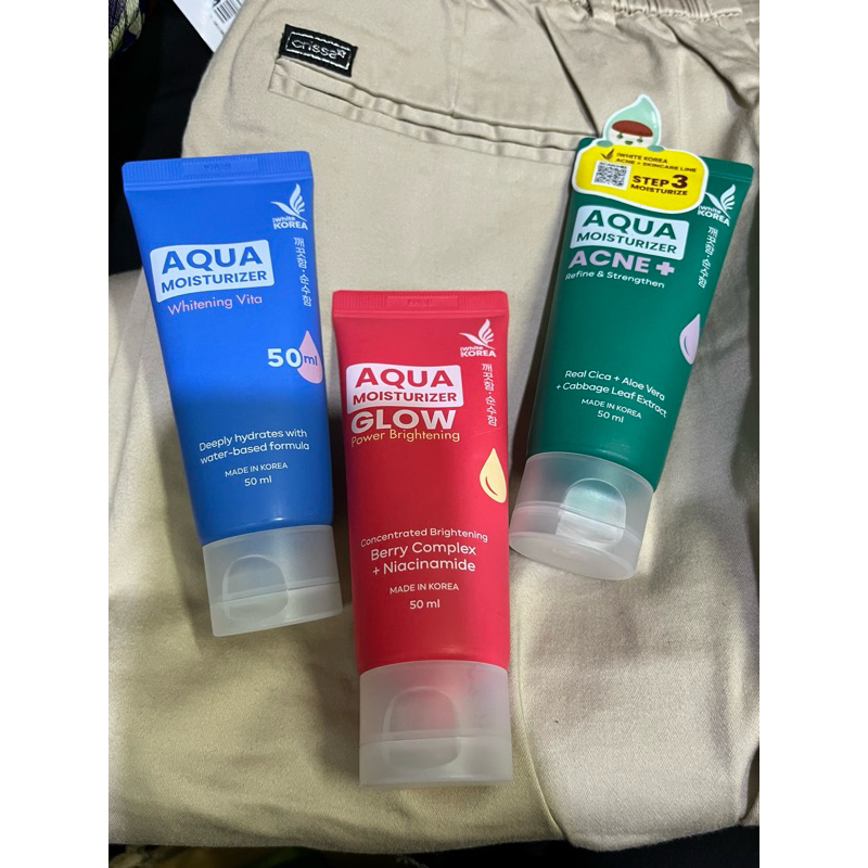 iWhite Korea Aqua Moisturizer Whitening Vita / Glow Power Brightening ...
