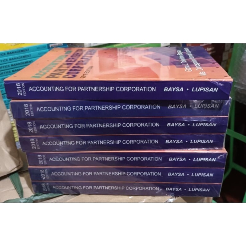 ACCOUNTING FOR PARTNERSHIP CORPORATION ( 2018 EDITION ) | Shopee ...