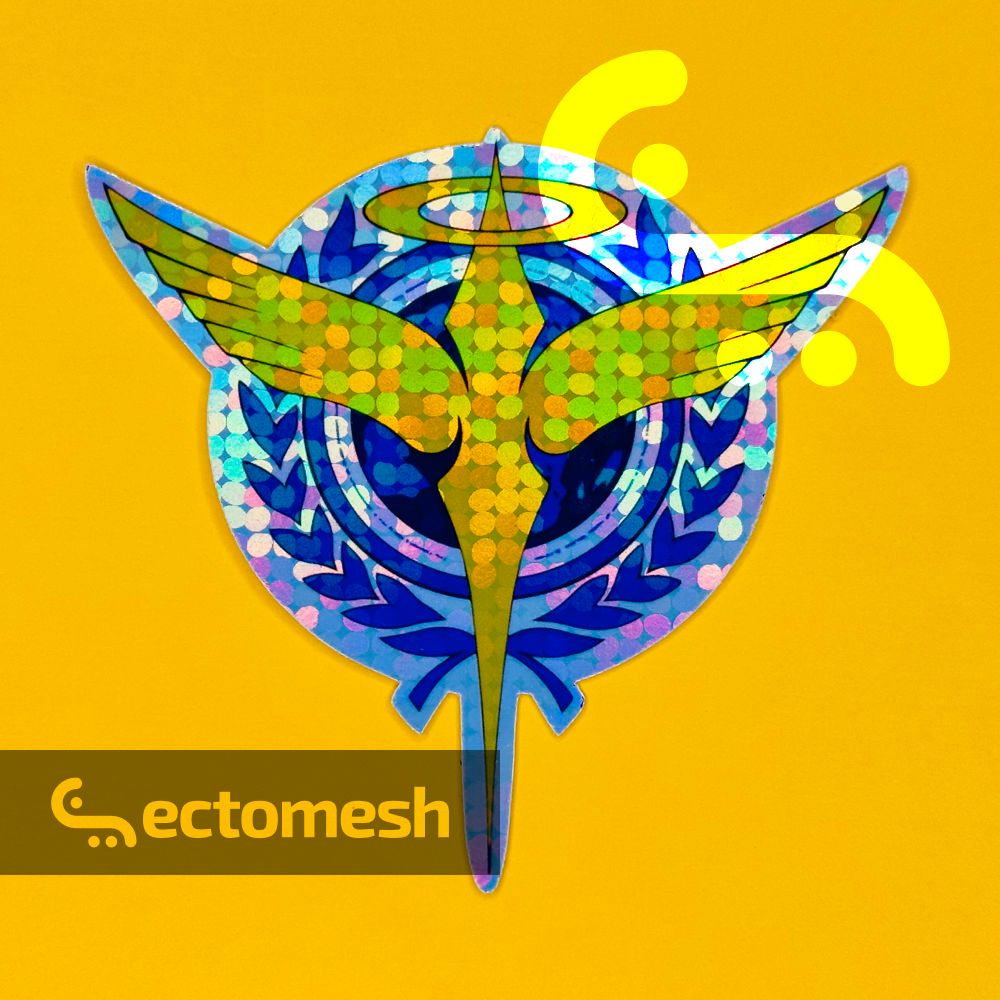 Gundam 00 Celestial Being Logo - Hologram Sticker by Ectomesh | Shopee ...