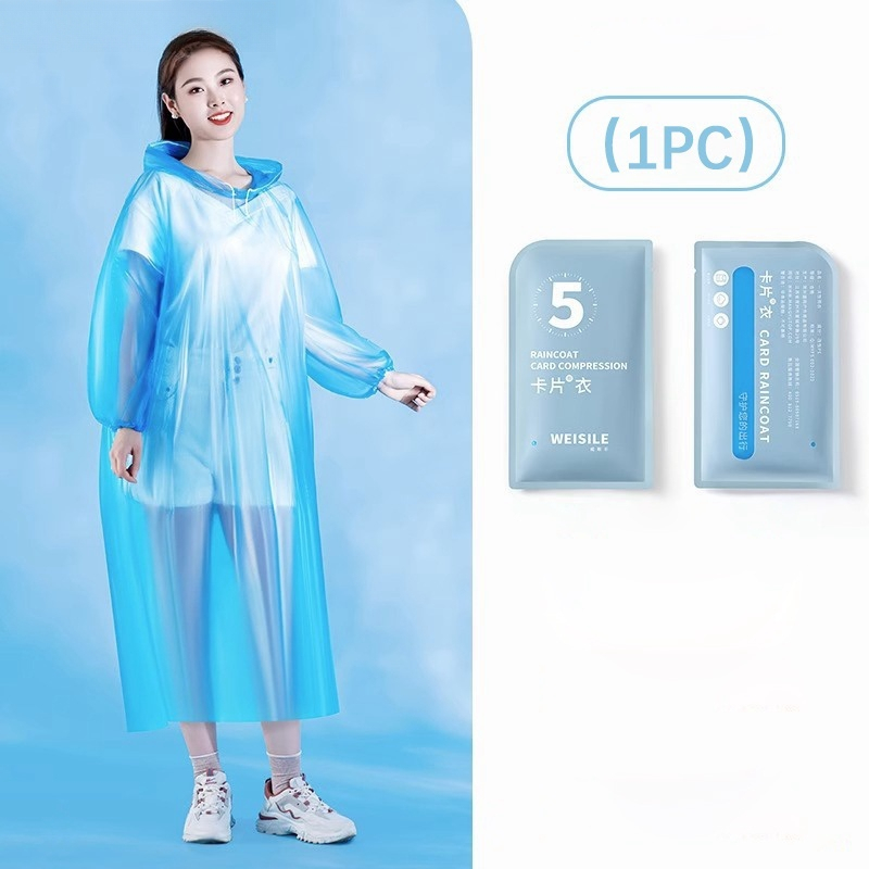 Raincoat Portable Thickened Waterproof Men And Women Raincoats ...