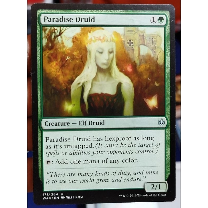 Paradise Druid (Magic the gathering) | Shopee Philippines