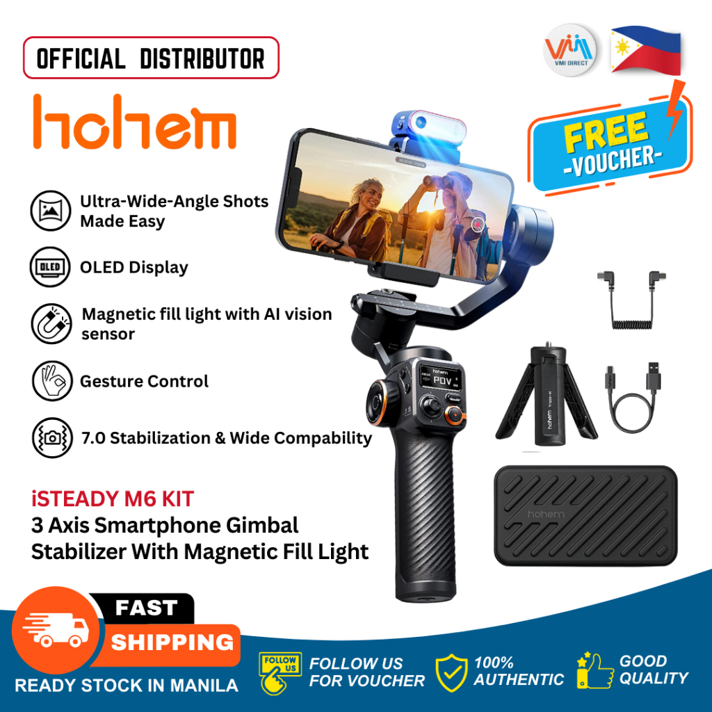 Hohem iSteady M6 Handheld Gimbal & Stabilizer for Vlogging Gimbal with ...