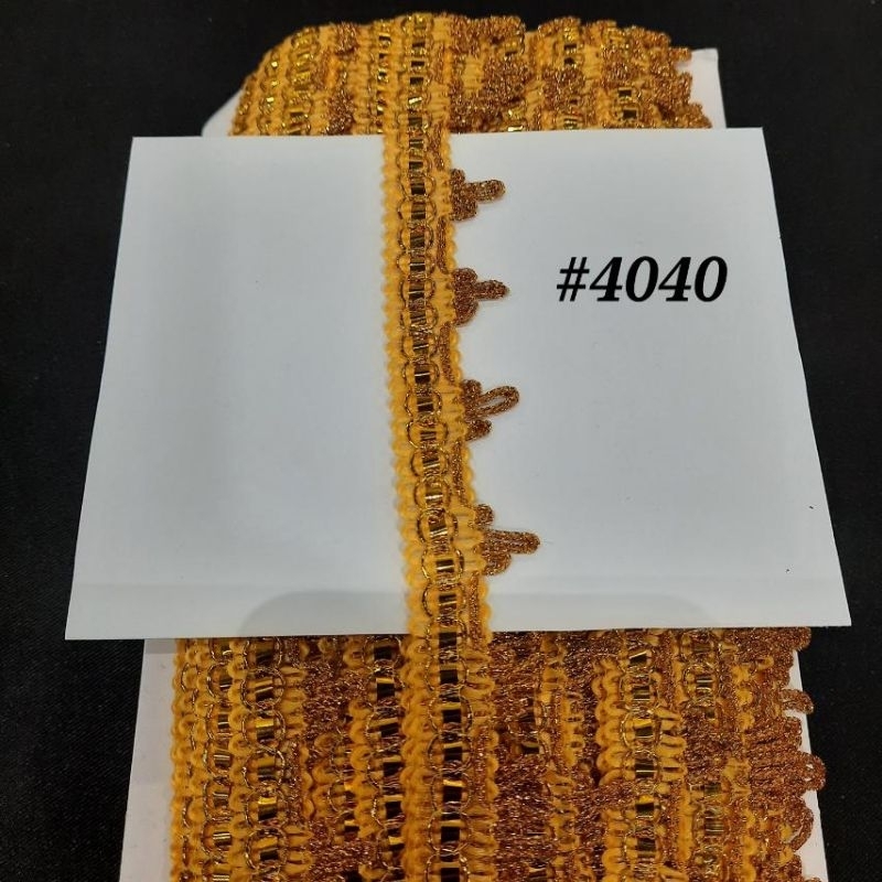 Gold Metallic Trimmings (Per Yard) | Shopee Philippines
