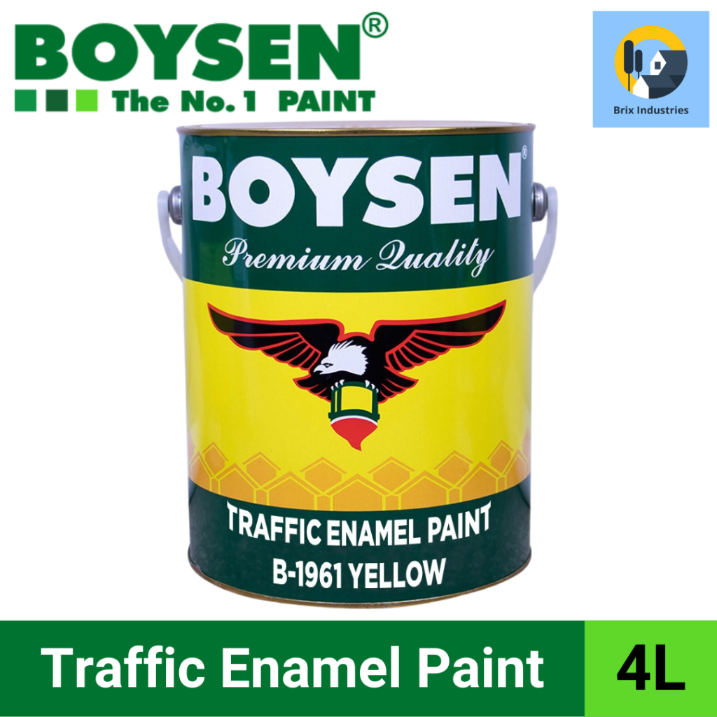 Boysen Traffic Paint Alkyd / Reflectorized 4 Liters (Gallon) White ...