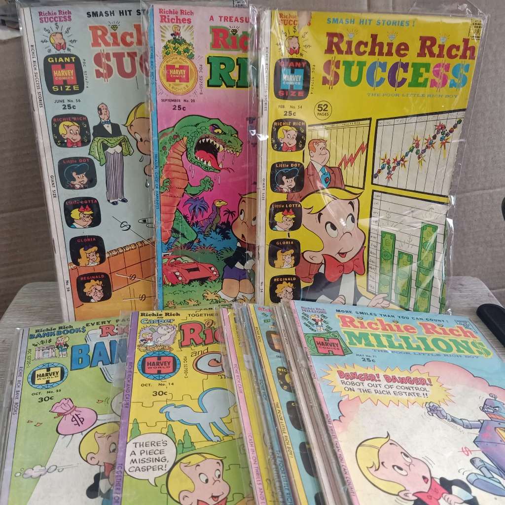 Richie Rich cartoon comics - price per piece (cartoons) | Shopee ...