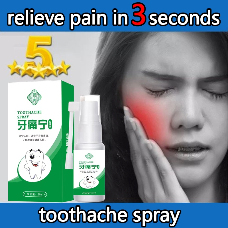 Toothache Spray Instant Pain Relief original For Adults & Kids ...