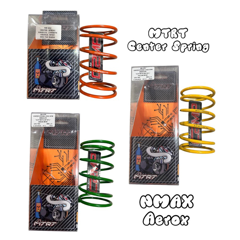 MTRT Center Spring NMAX Aerox 1000 RPM, 1399 RPM, 1500 RPM or +20% ...