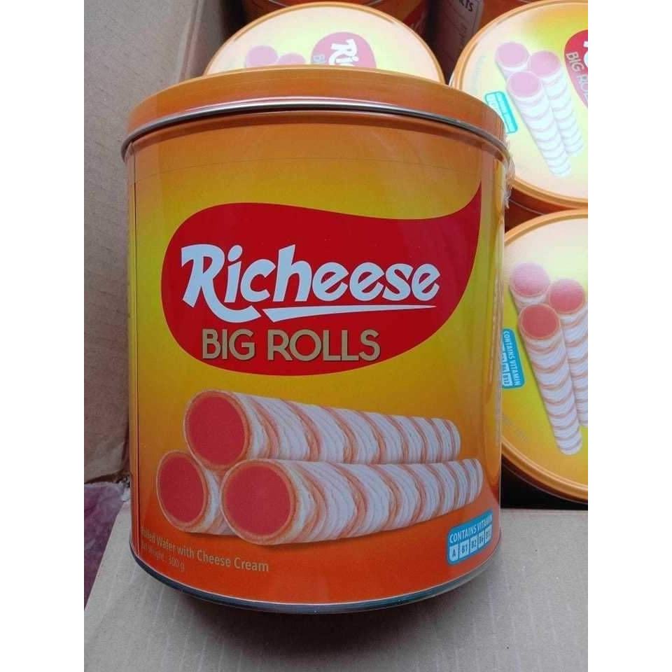 RICHOCO AND RICHEESE BIG ROLLS IN CAN 300g | Shopee Philippines
