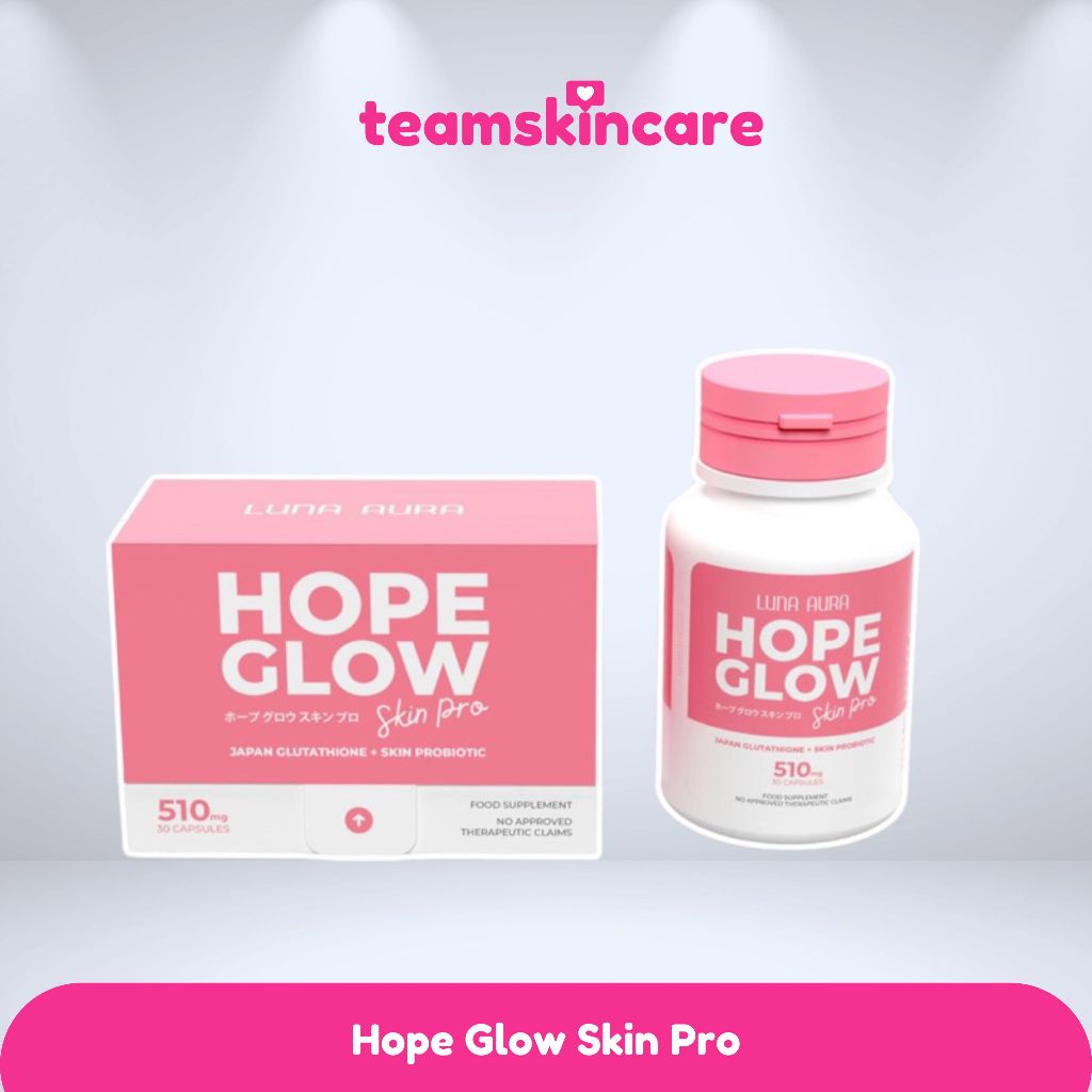 Hope Glow Skin Pro by Luna Aura Glutathione Drink Capsule | Shopee ...