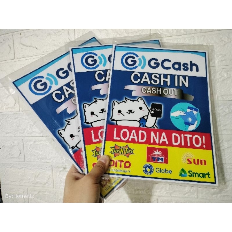 GCASH Business Signages | Laminated | Sticker | PVC | Print at Hometiz ...