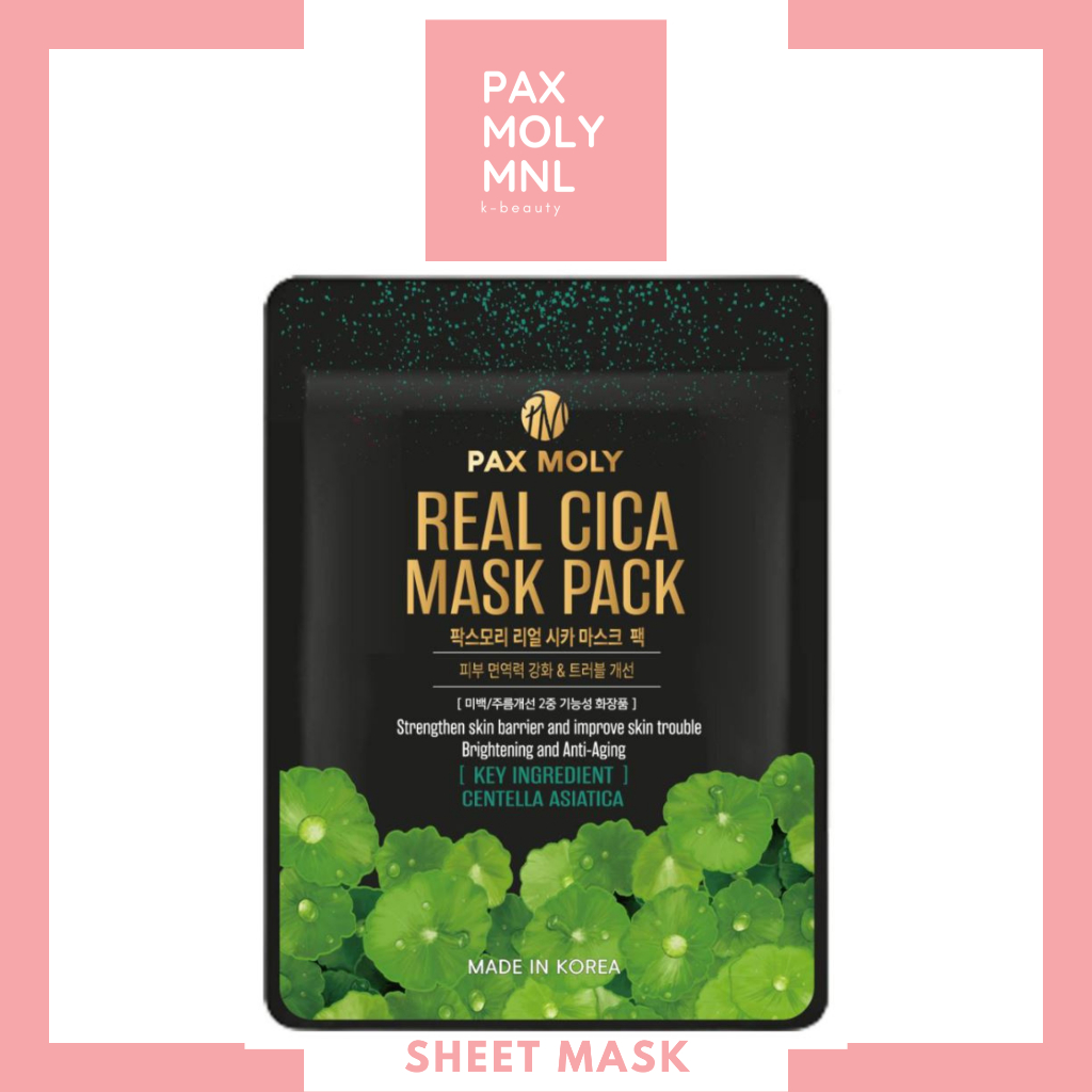 Pax Moly Real Cica Mask Pack 25ml | Shopee Philippines