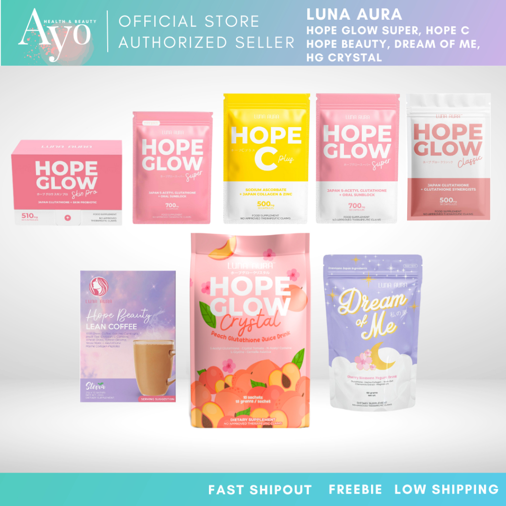 Luna Aura Hope Glow NEW Classic Super Biggie Mini, Crystal Collagen ...