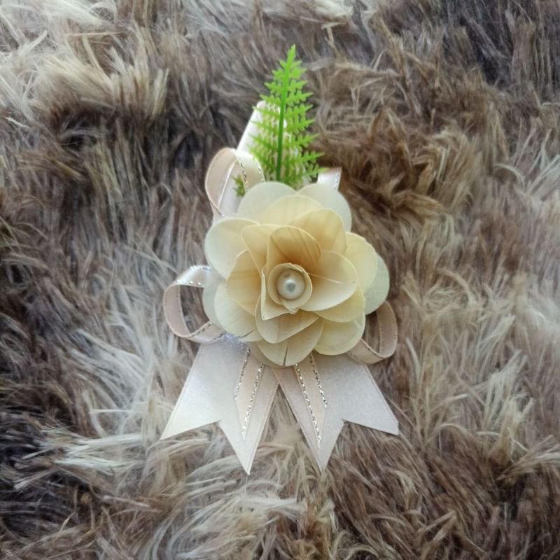 chest corsage minimalist design with pin | Shopee Philippines