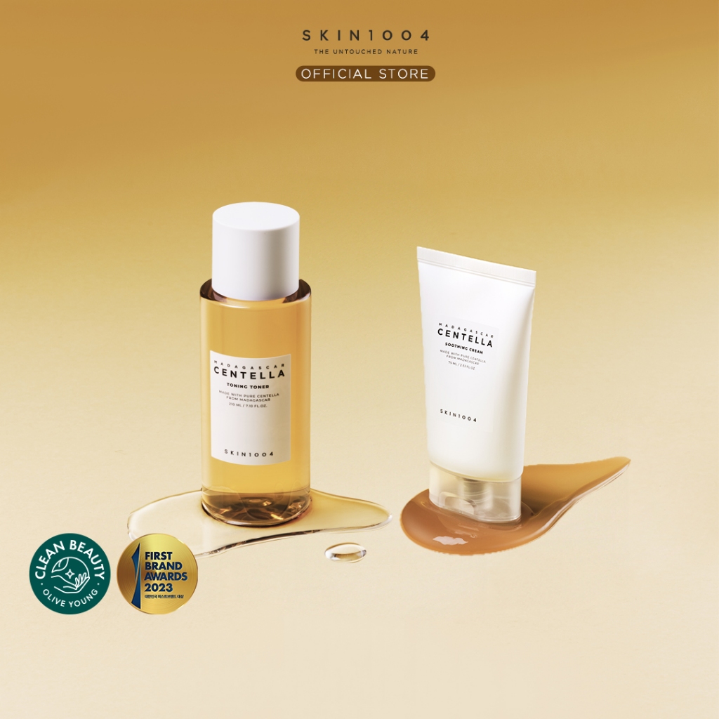 SKIN1004 [Centella Basic 2 Ver.3] Soothing Cream 75ml + Toning Toner ...