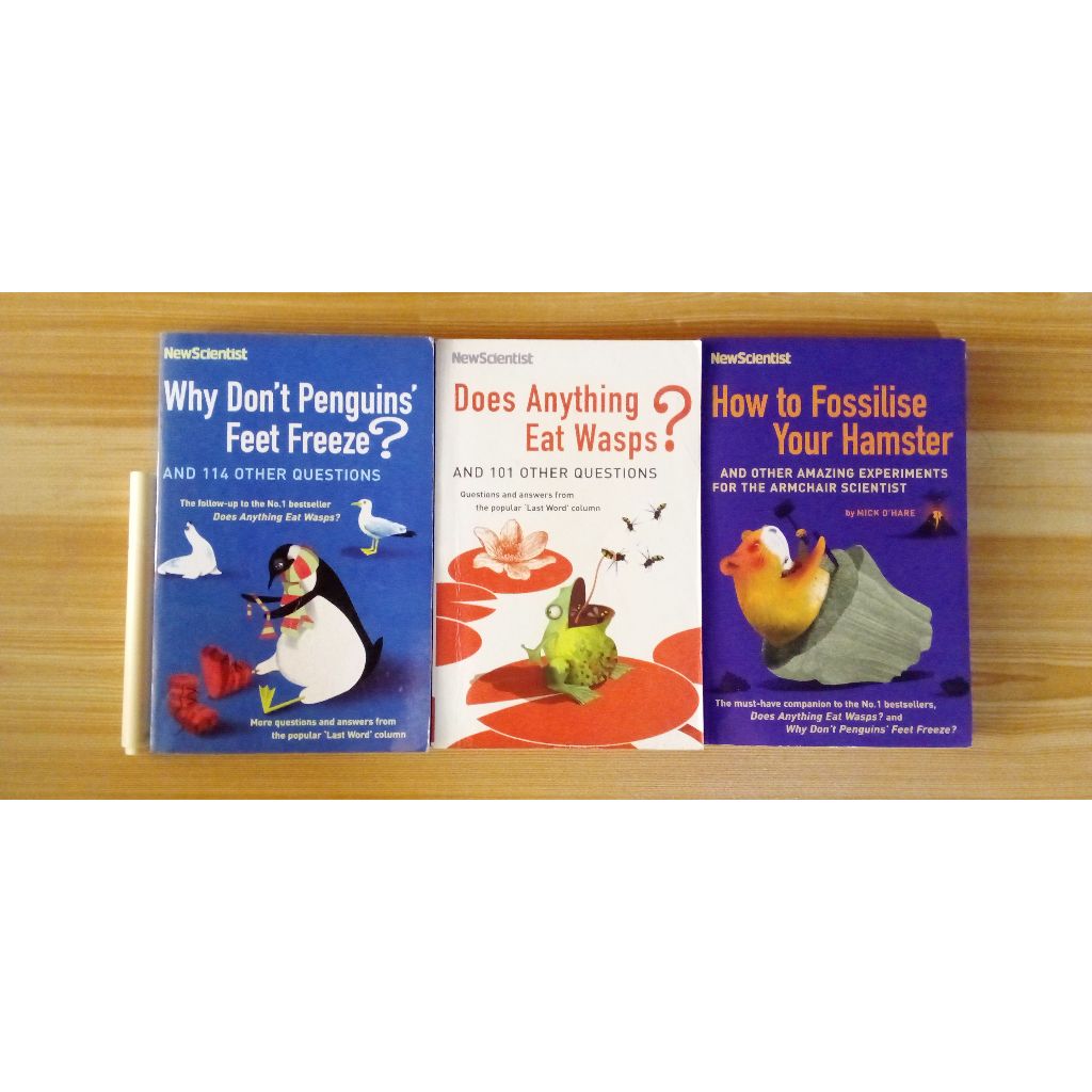 (Pre-Loved) New Scientist Last Word Book Bundles (3 Books) (Science) | Shopee Philippines