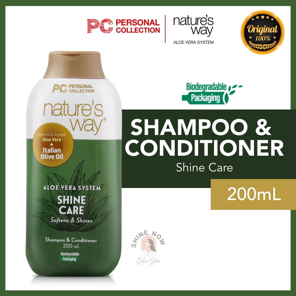 Pc Nature's Way Total Shine Care Shampoo and Conditioner 180ml for ...