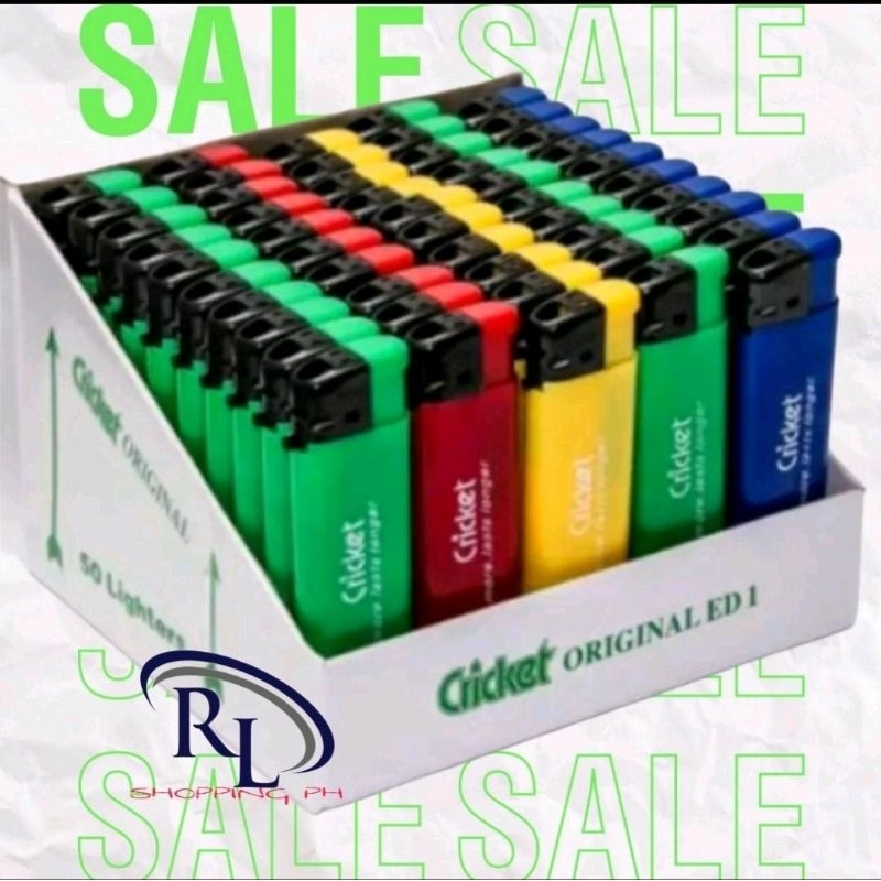 50 pcs 1 box cricket hight quality lighter | Shopee Philippines