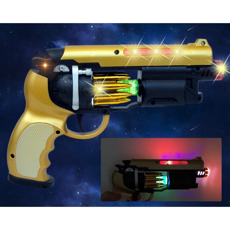 Children's electric toy gun with sound, light and music | Shopee ...