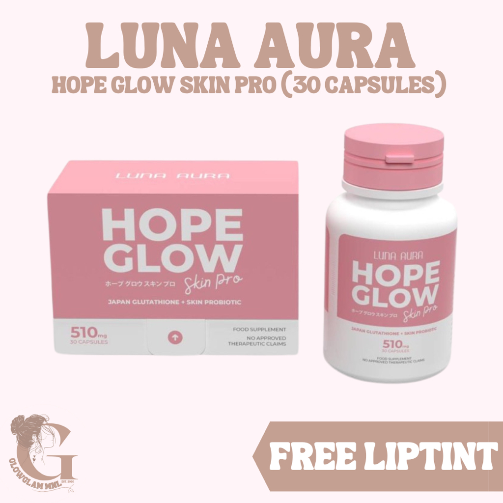 Luna Aura Hope Glow Skin Pro 510mg 30 Capsules | Shopee Philippines
