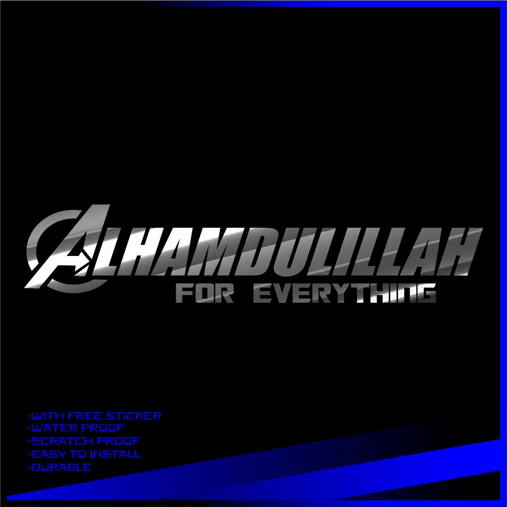 Mashallah Islamic Car Stickers and Vinyl Decals(Stiker Potong Cermin ...