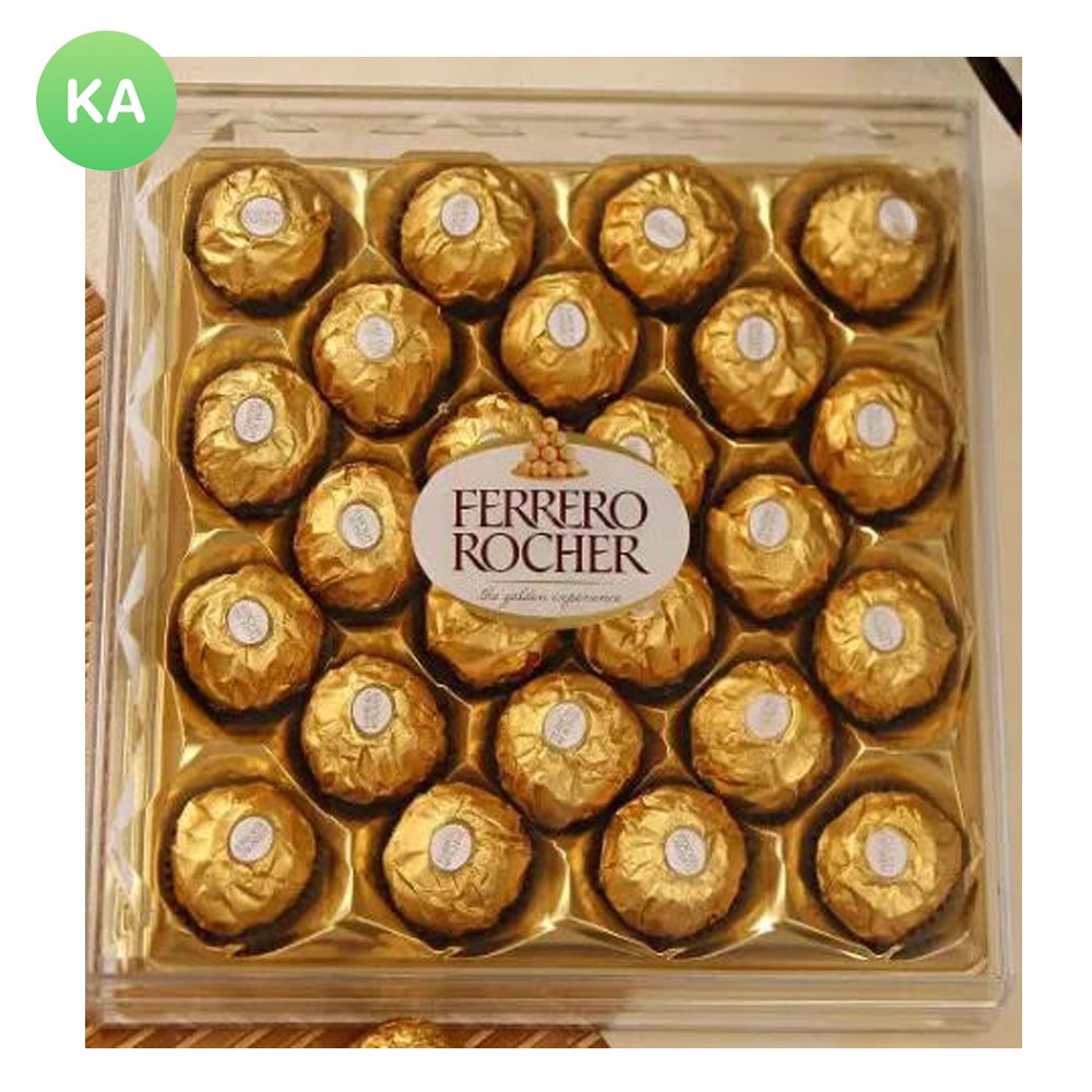 Ferrero Rocher Chocolate Gift Box 24Pcs for Special Gifts | Shopee ...