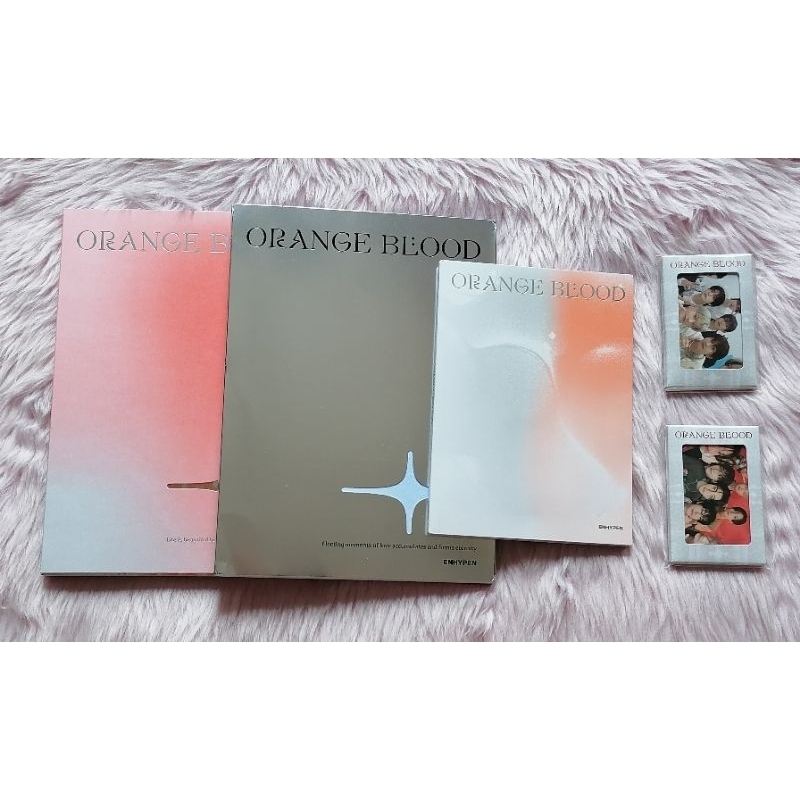 Onhand Unsealed Official Orange Blood Standard, Engene and Weverse ...